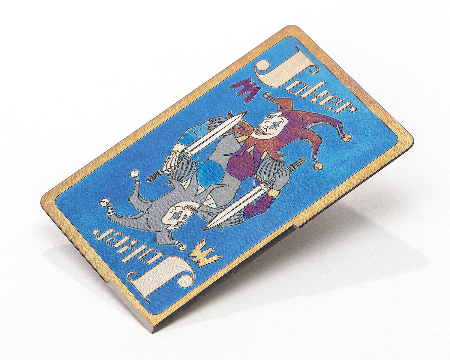 Mummert Knives Custom CC-L Titanium Credit Card Style Knife, Royal Jack ...