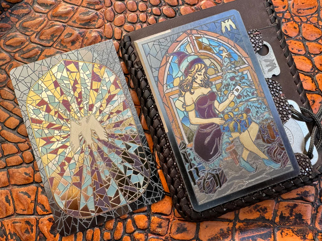 Mummert Knives Custom CC-L Titanium Credit Card Style Knife, Santa's ...