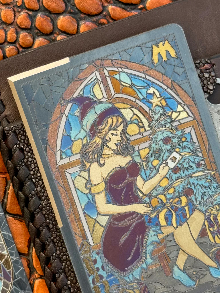 Mummert Knives Custom CC-L Titanium Credit Card Style Knife, Santa's ...