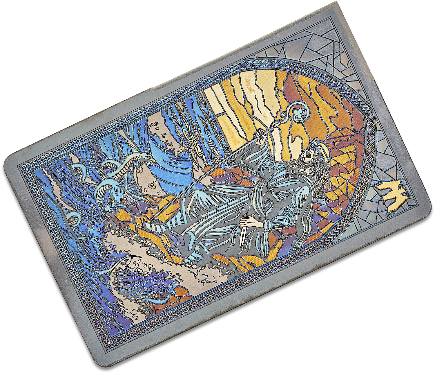 Mummert Knives Custom CC-L Titanium Credit Card Style Knife, St ...