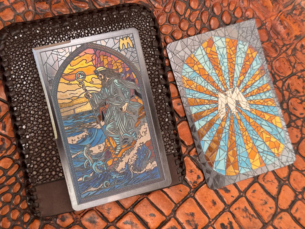 Mummert Knives Custom CC-L Titanium Credit Card Style Knife, St ...