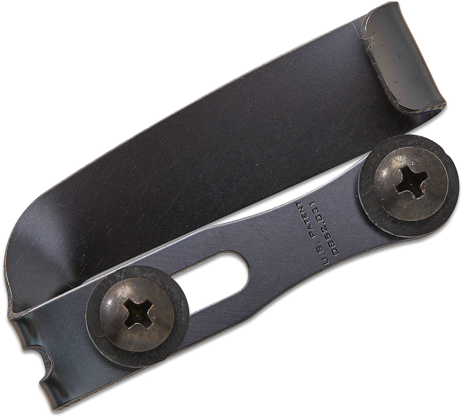 Mummert Knives Custom Slotted Titanium Clip Reverse V2 with Mounting ...