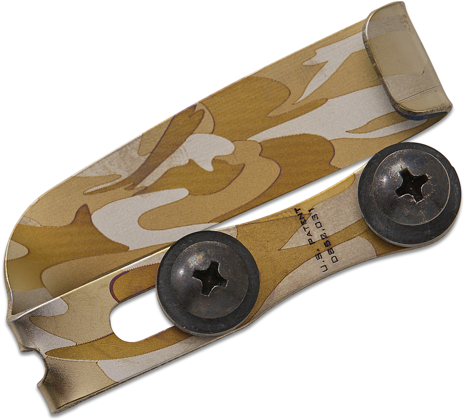 Mummert Knives Custom Slotted Titanium Clip Reverse V2 with Mounting ...