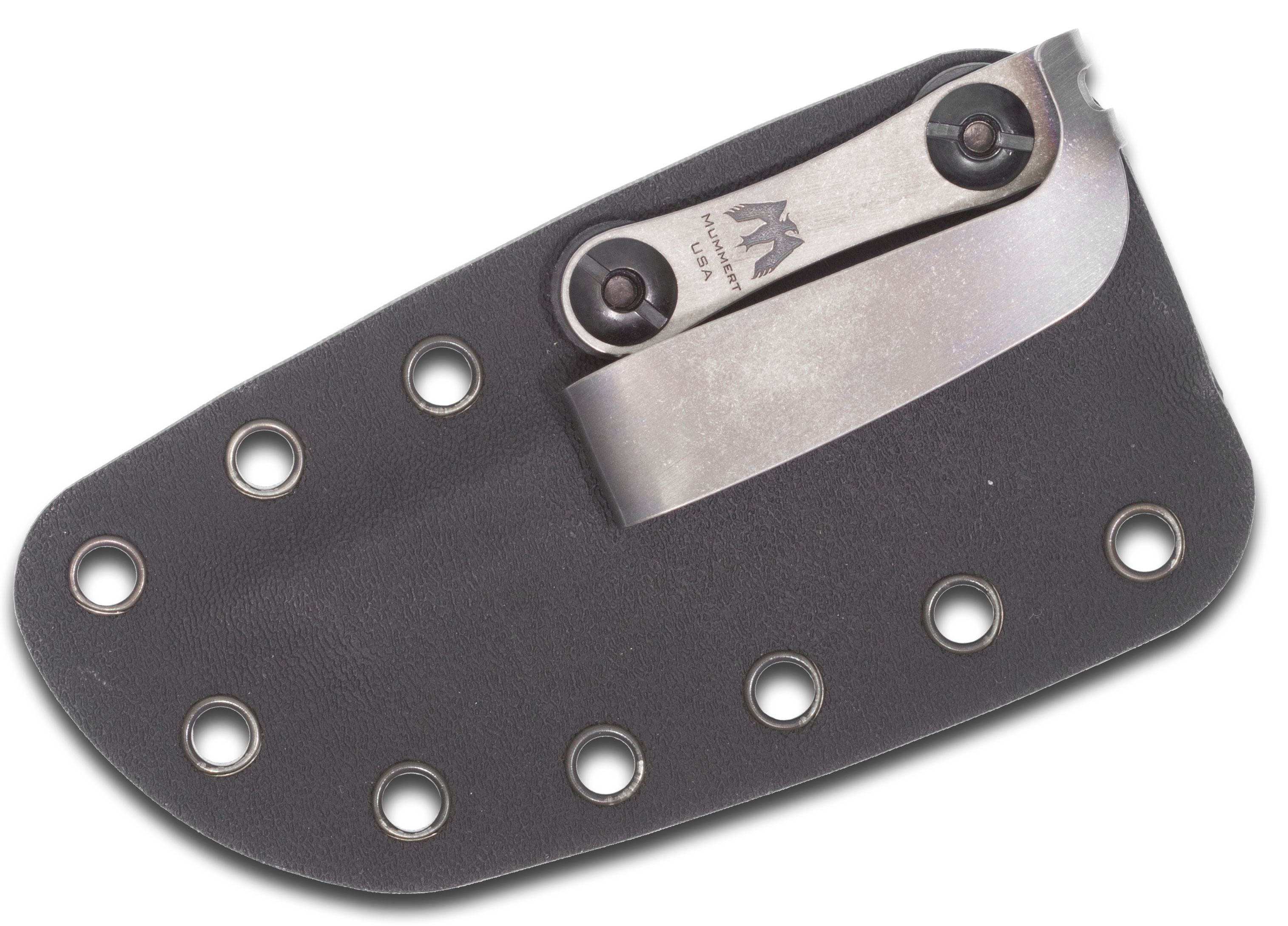 Mummert Knives Custom JTT Fixed 4" Titanium Tanto Blade, Black Cord ...