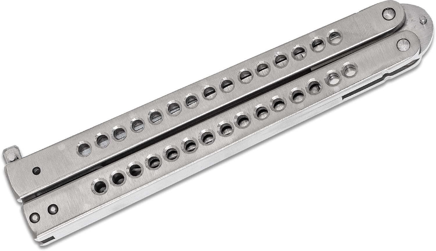 Nathan Dewey Custom Deviant Balisong Butterfly Knife 4.375" Satin 440C ...