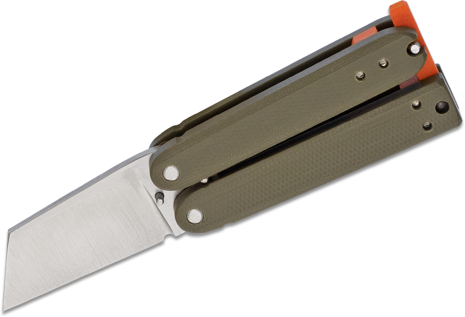 Nathan Dewey Custom Gremlin Balisong 2" 440C Reverse Tanto Blade, OD ...