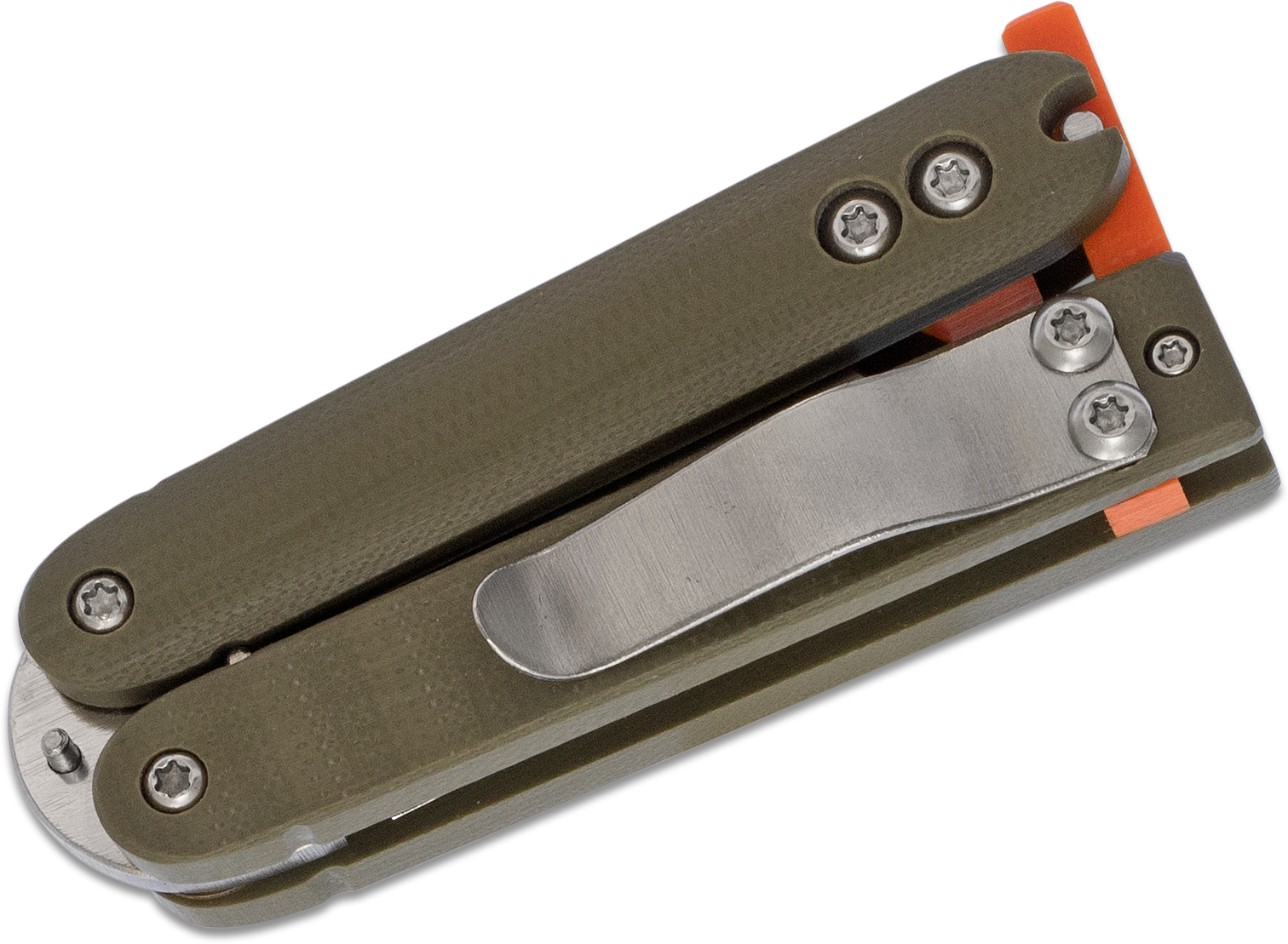 Nathan Dewey Custom Gremlin Balisong 2" 440C Reverse Tanto Blade, OD ...