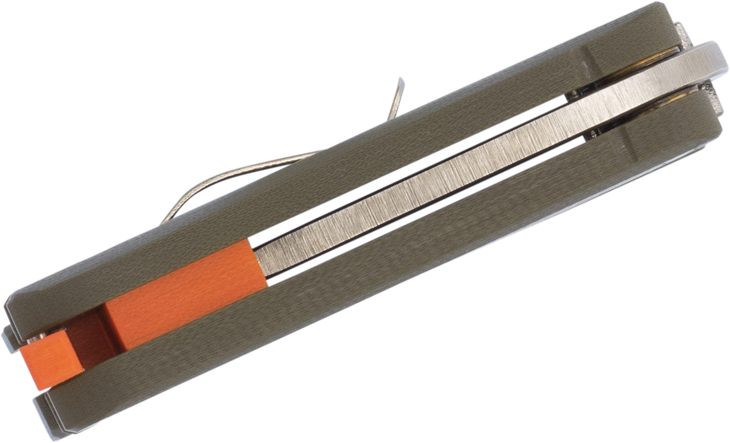 Nathan Dewey Custom Gremlin Balisong 2" 440C Reverse Tanto Blade, OD ...