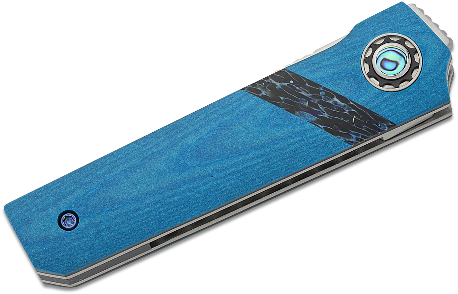 Chad Nell Custom Podium V2 Front Flipper Knife 2.8" AEB-L Hand Rubbed ...