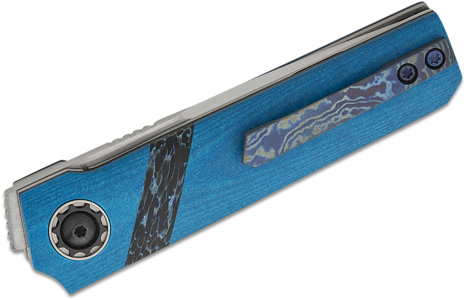 Chad Nell Custom Podium V2 Front Flipper Knife 2.8" AEB-L Hand Rubbed ...