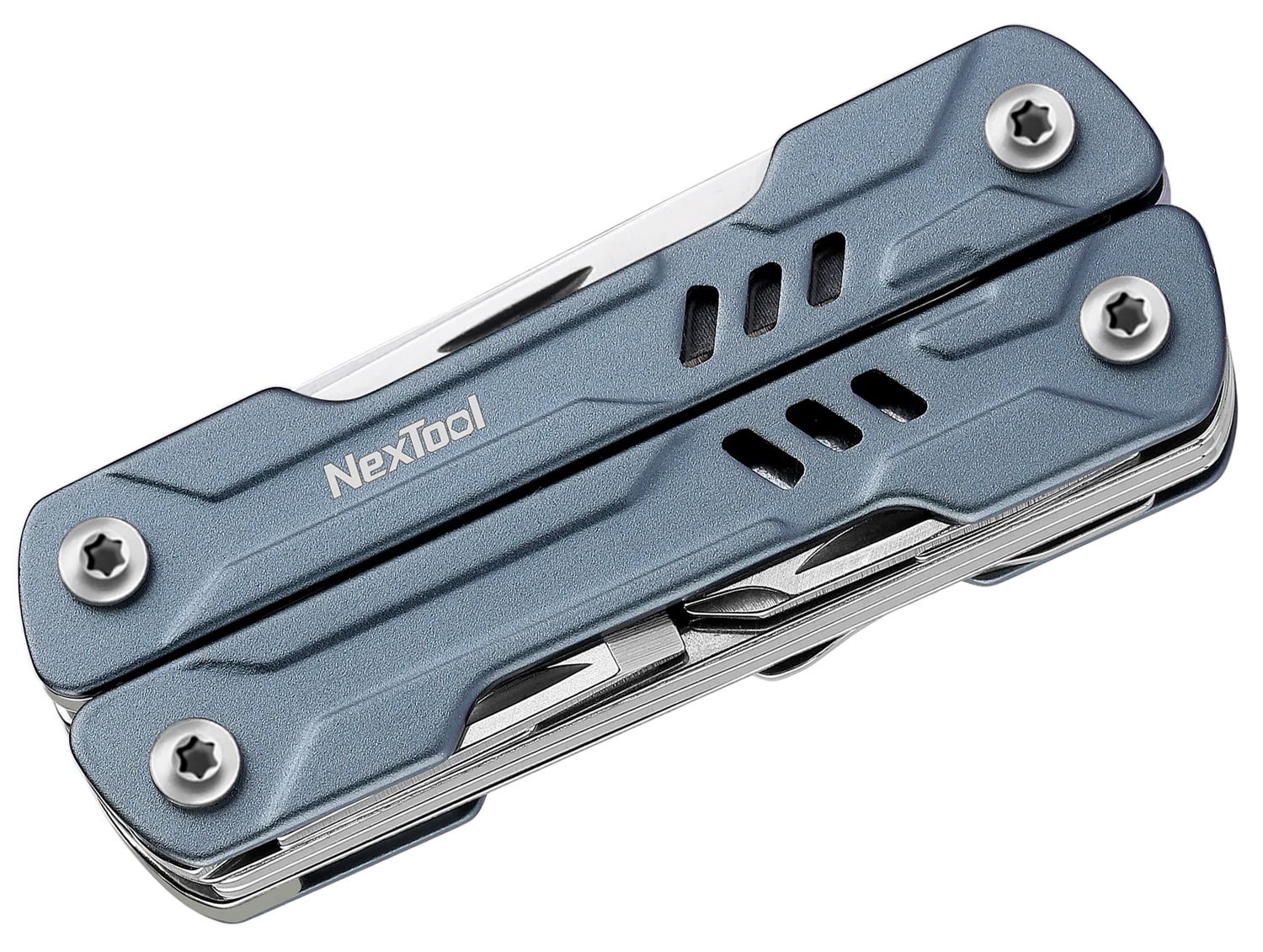NexTool Mini Sailor S11 Multi-Tool 2.63" Closed, Gray Blue Aluminum ...