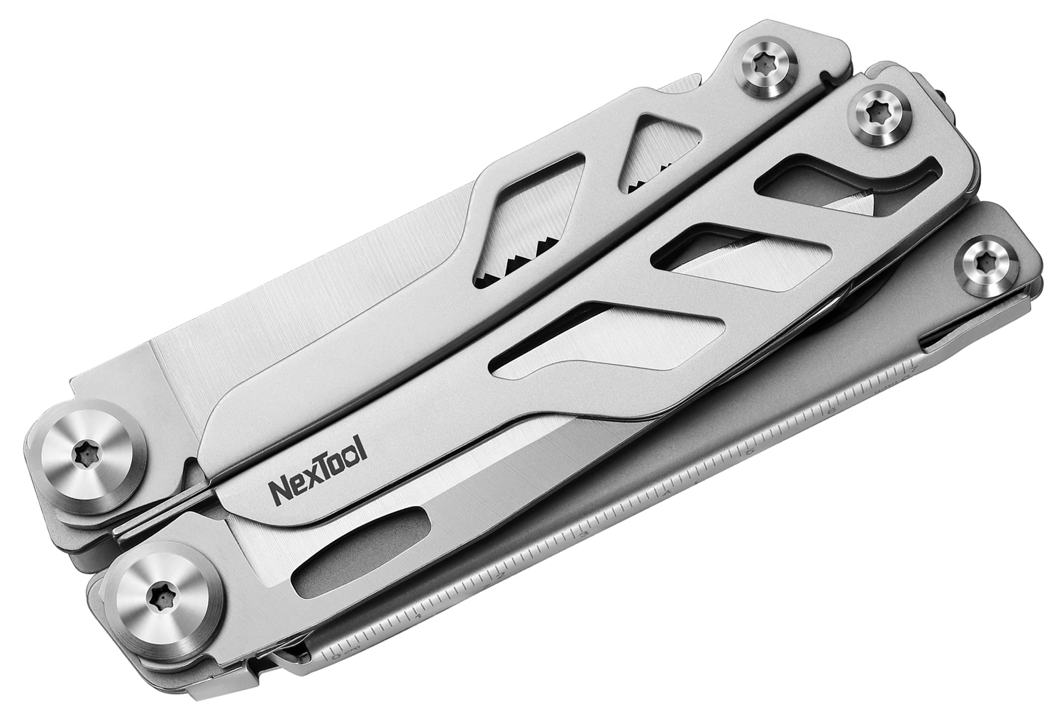 NexTool Flagship Pro 16-in-1 Multi-Tool, Silver, Stainless Steel ...