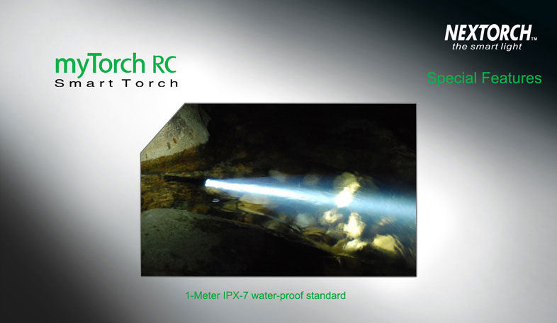 NexTORCH myTorch RC 18650 Smart Torch Unlimited Modes Rechargeable LED ...