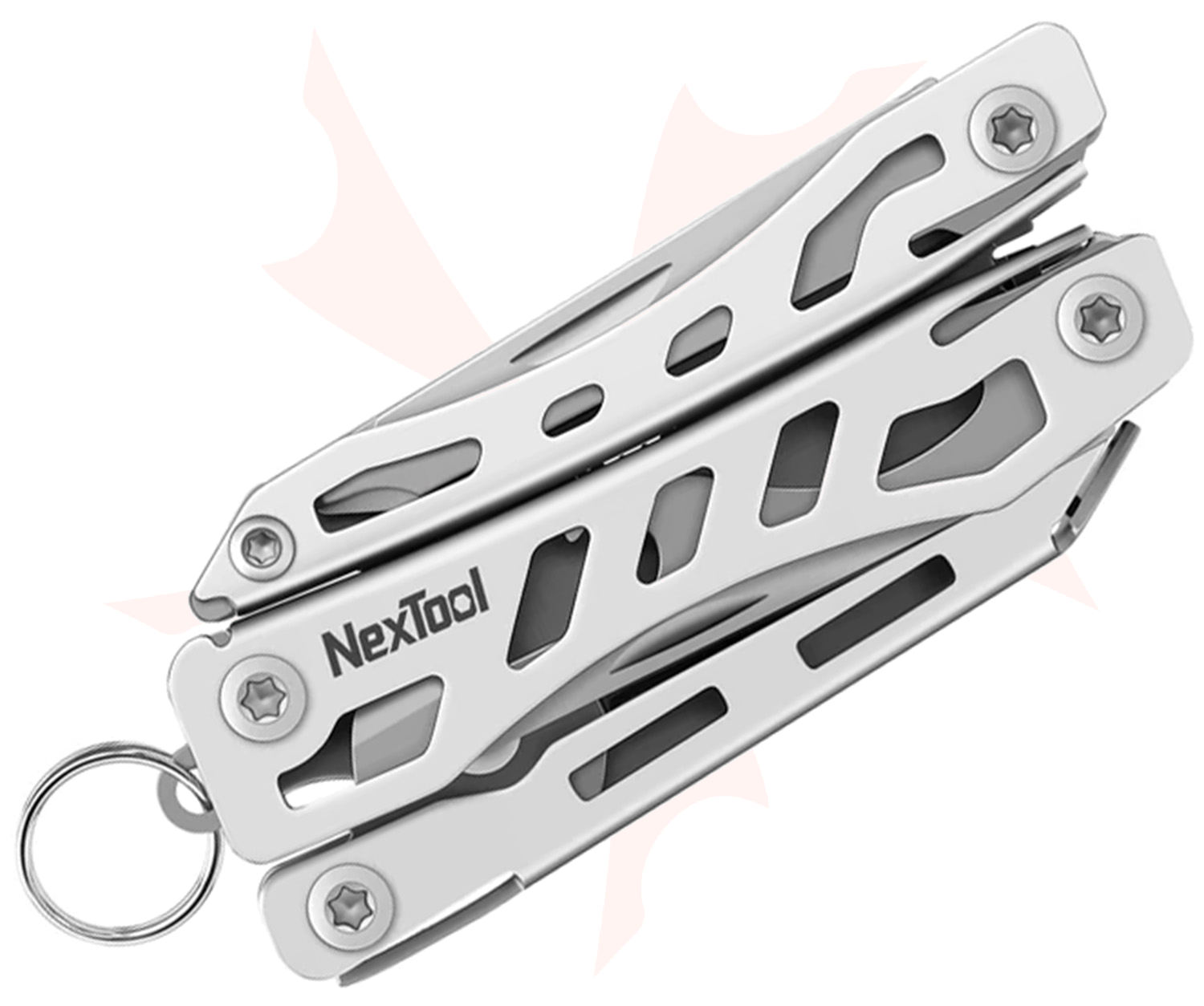 NexTORCH NexTool Mini Flagship Multi-Tool 2.68" Closed, Silver ...