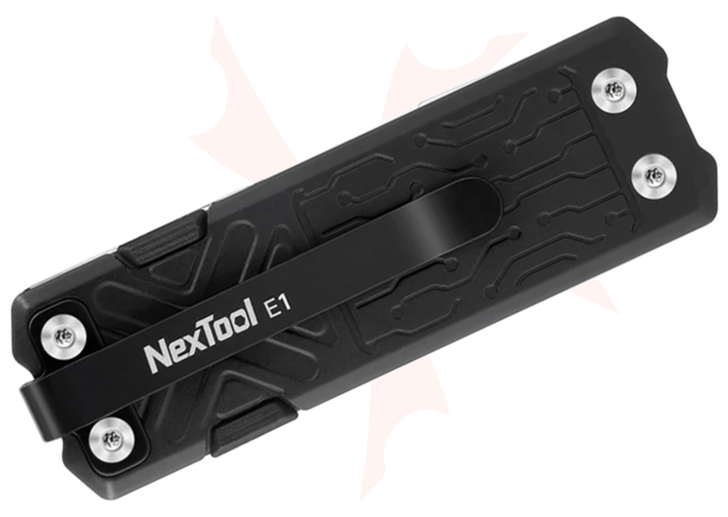 NexTool E1 Pocket Tool Multi-Tool 2.88" Closed, Black Aluminum Handles ...