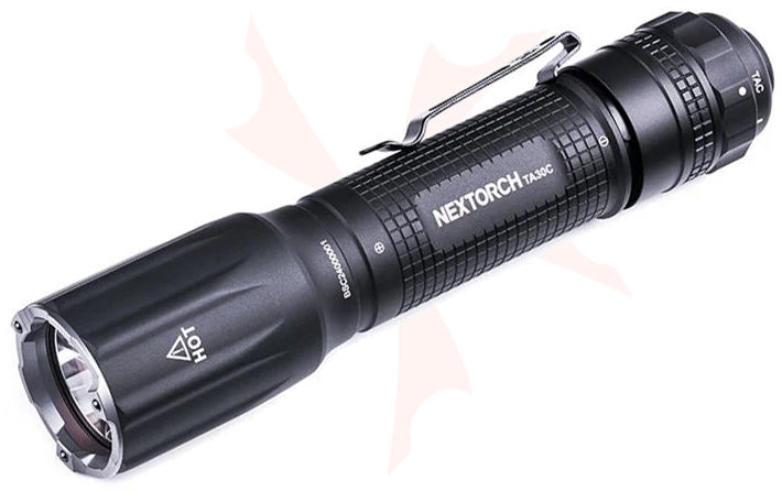 NexTORCH TA30C Rechargeable Tactical LED Flashlight, Black, 1600 Lumens ...