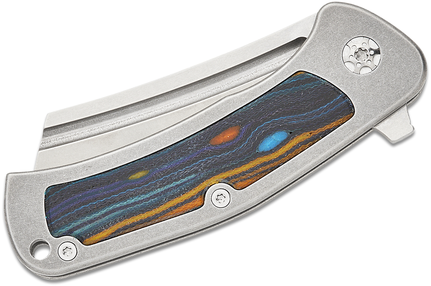 Nicholas Nichols Knives Dreadnought Frame Lock Flipper Knife 3.25" CPM ...