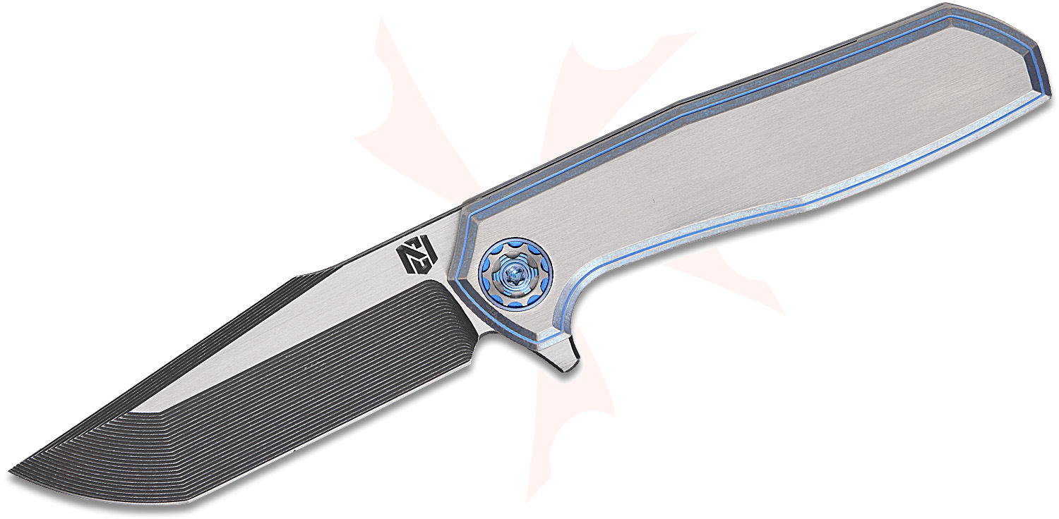 Nick Chuprin Custom Ragnarok V1 #148 Folding Knife 3.25" CPM-S45VN Acid ...