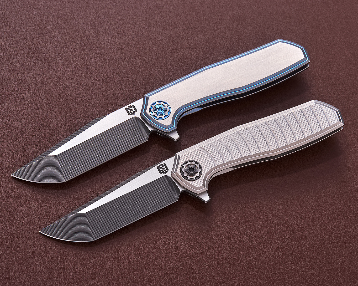 Nick Chuprin Custom Ragnarok V3 #8 Folding Knife 3.25" CPM-S45VN Acid ...