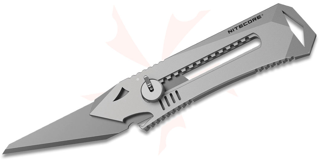 NITECORE NTK10 Titanium Utility Knife, Replaceable CKB-2 Blade, One ...