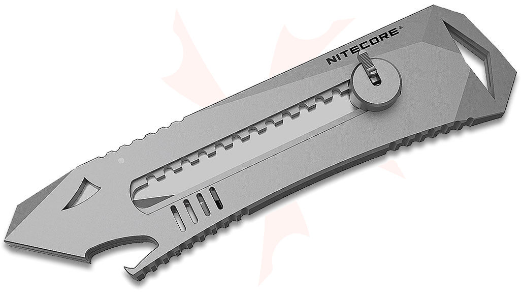 NITECORE NTK10 Titanium Utility Knife, Replaceable CKB-2 Blade, One ...