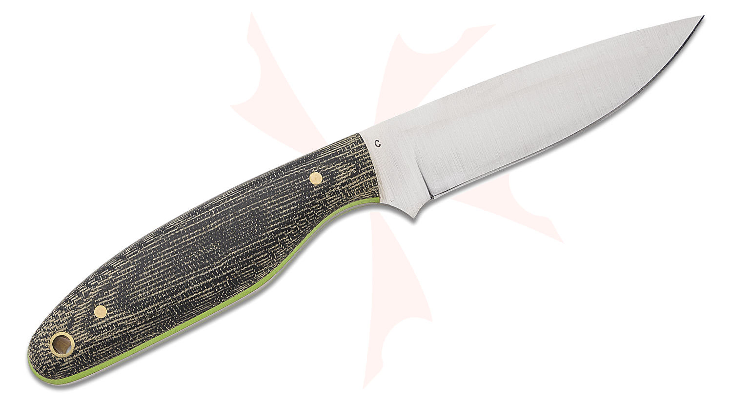 Nordsmith Lapwing 3.25" CPM-154 Fixed Blade Knife, Black Micarta ...