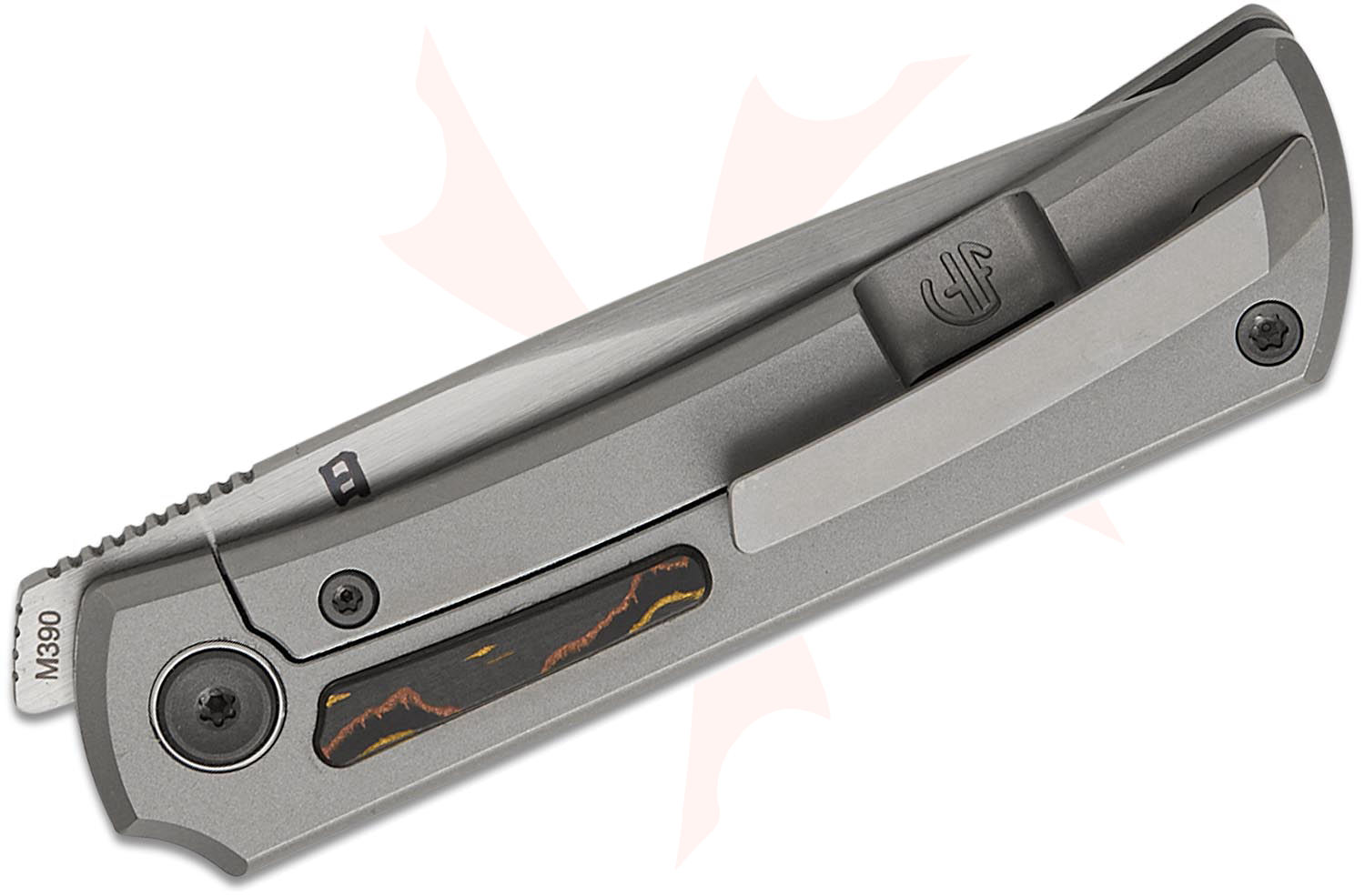 North Mountain Blade Sun Frame Lock Front Flipper Knife 2.5" M390 Hand ...
