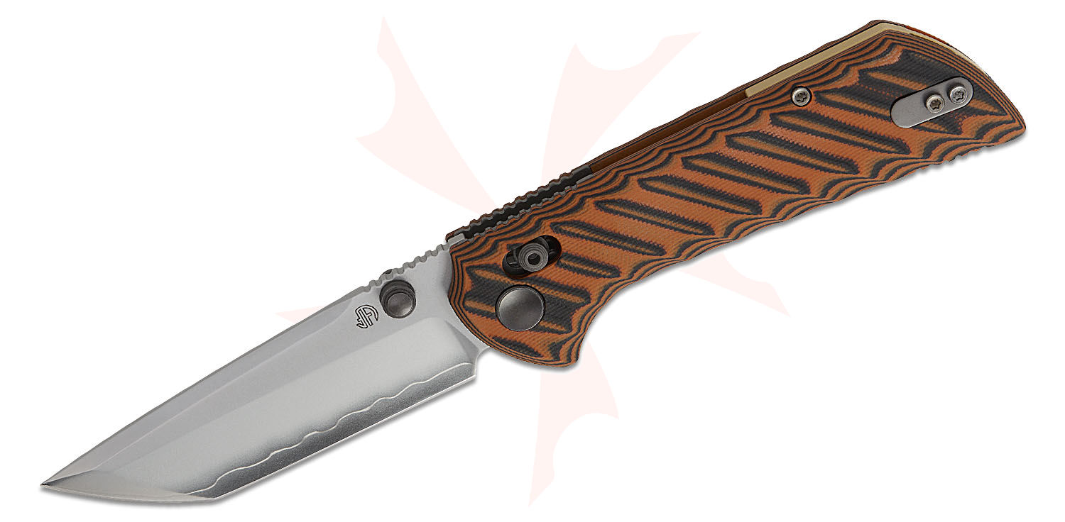 North Mountain Blade Chop Crossbar Lock Folding Knife 3.75" SLD Hamon ...