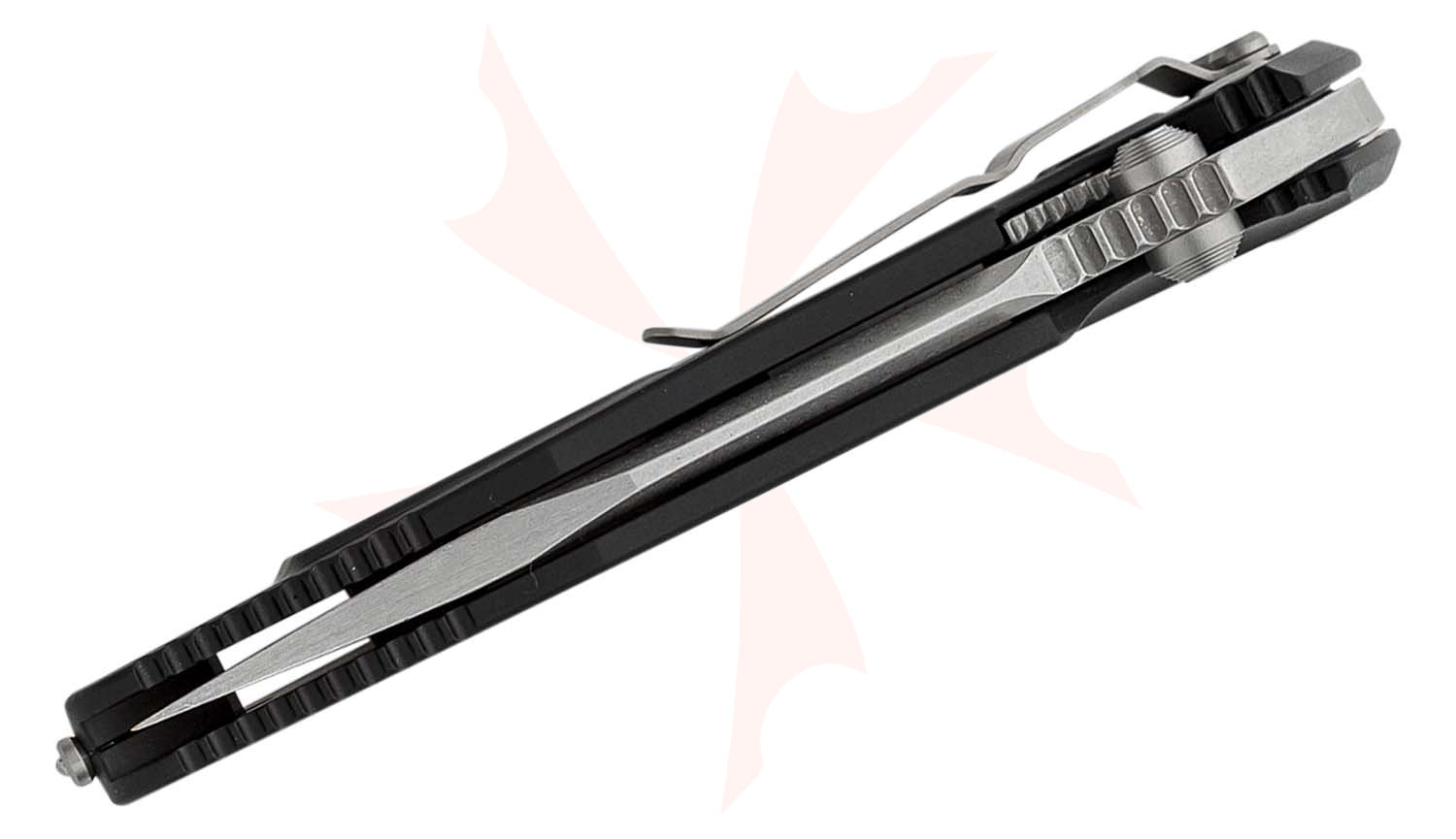 Microtech 160-11 Socom Elite Manual Folding Knife 4.05" Stonewashed Clip Point Combo Blade ...