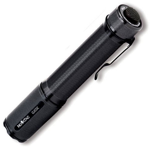 NovaTac Classic LED Flashlight 120 Max Lumens, Black Body - KnifeCenter ...