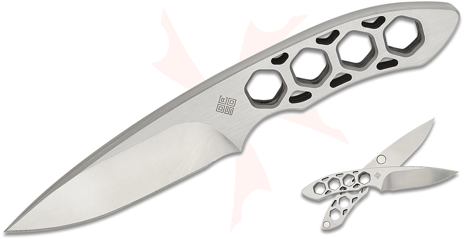 Ocaso Knives Crawford 80DKS Duo Desk Knife Fixed Blade Set 2.75" Satin ...