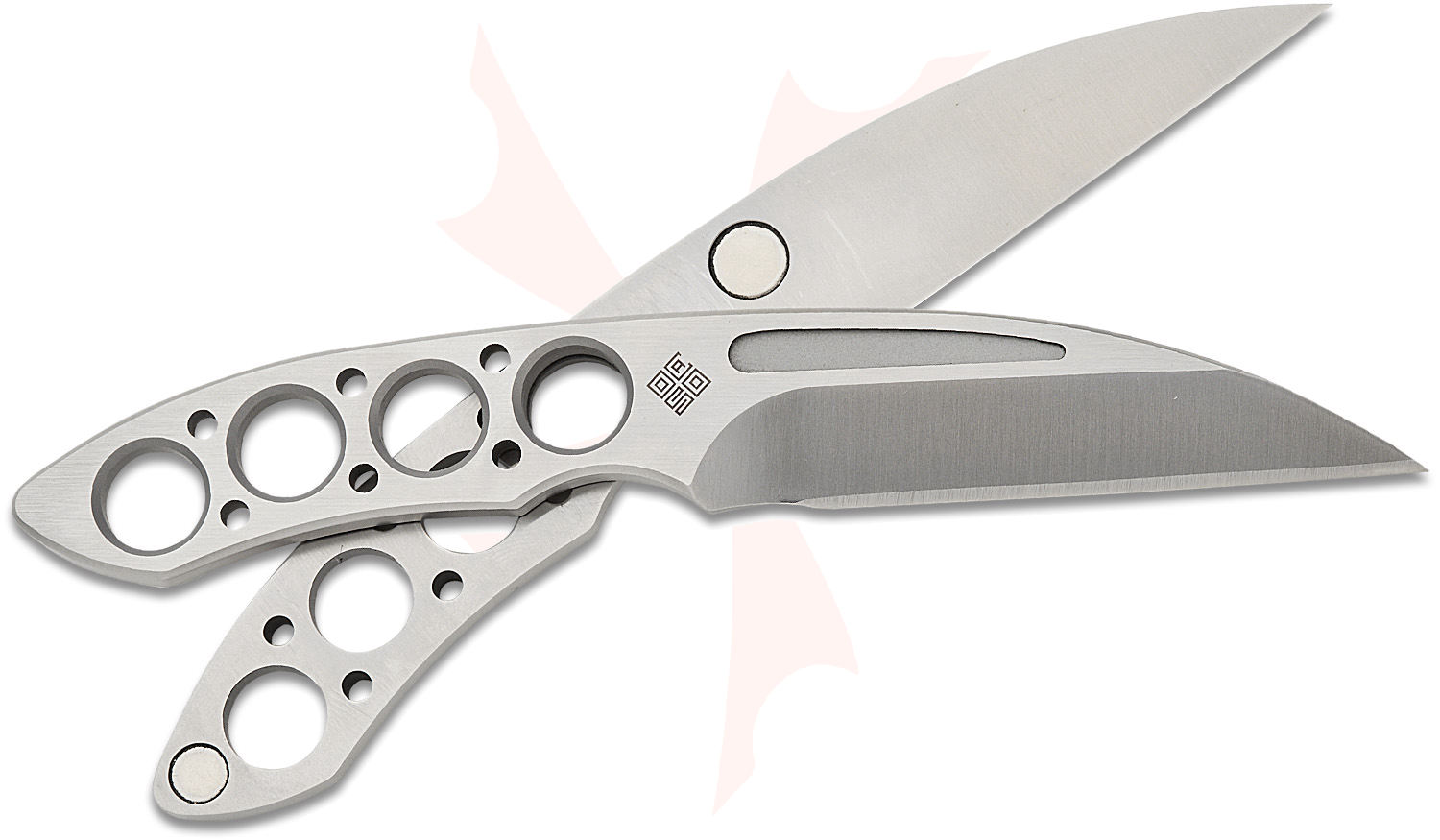 Ocaso Knives Crawford 80DKW Duo Desk Knife Fixed Blade Set 2.75" Satin ...