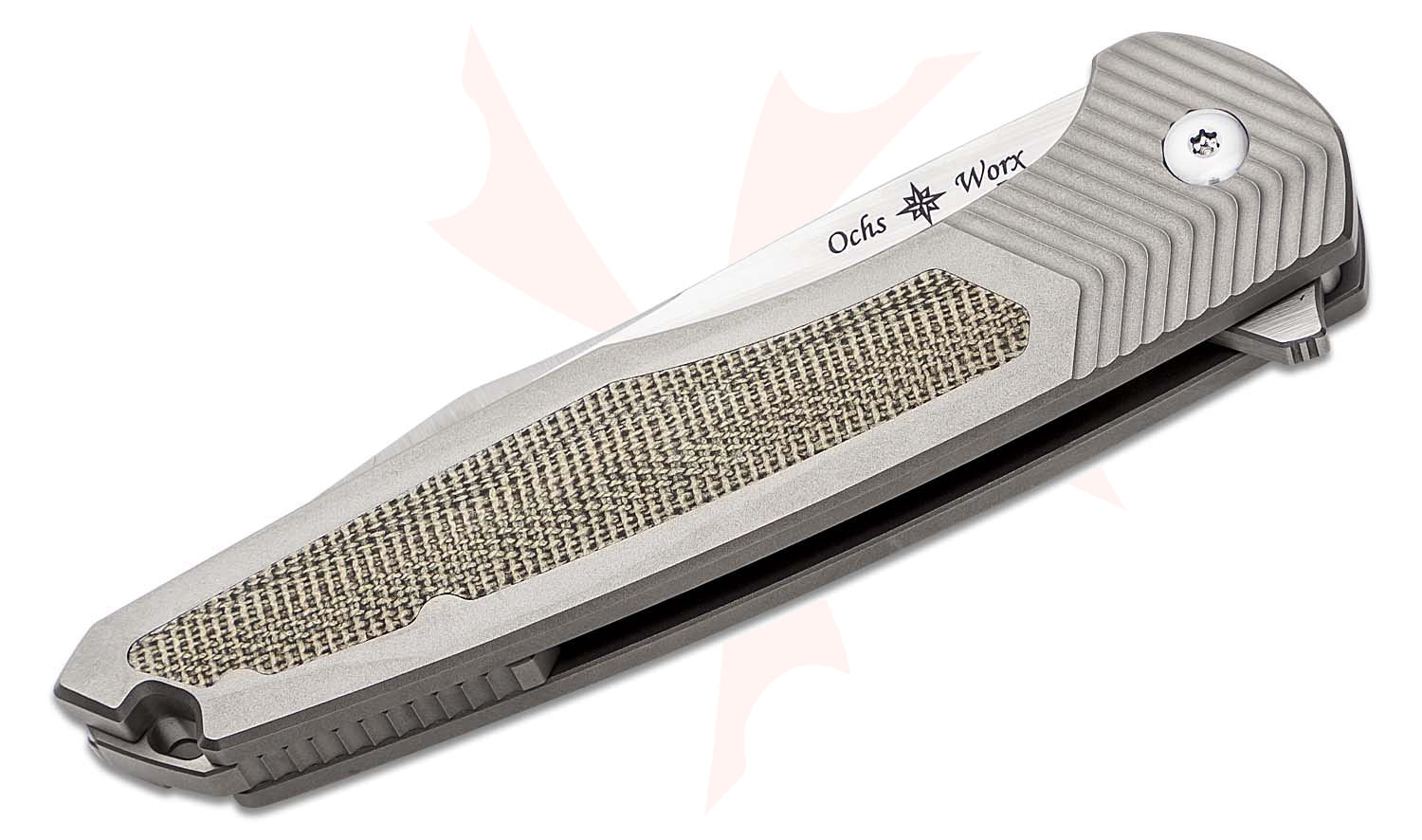 Eric Ochs Mid-Tech Solarstorm EDX Flipper Knife 3.34" M390 Two-Tone ...