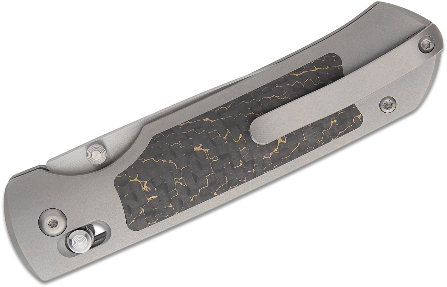 Ohlone Knives Goat AXL Crossbar Lock Folding Knife 3.5" M390 Hand ...