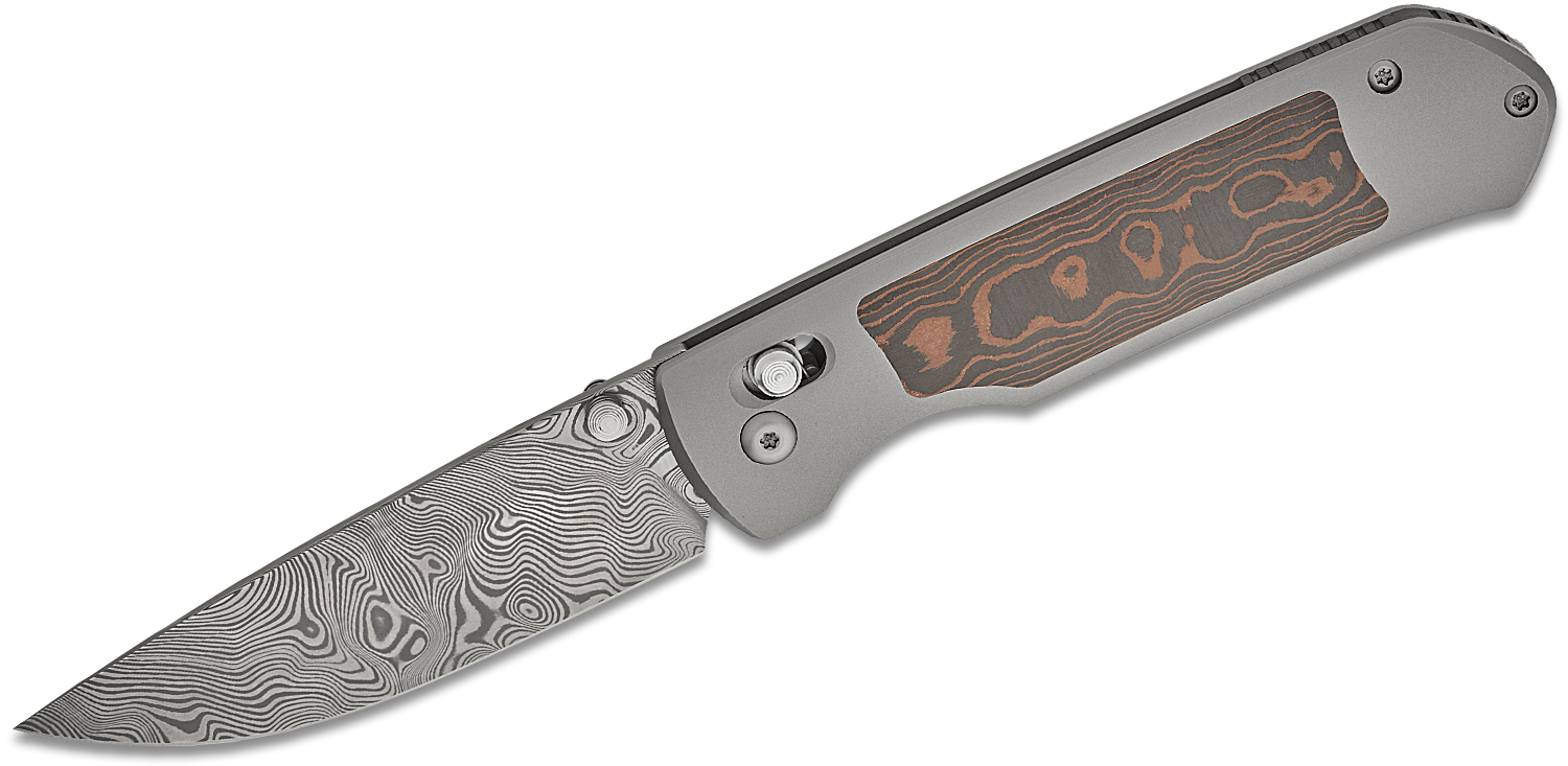 Ohlone Knives Goat AXL V2 Crossbar Lock Folding Knife 3.5" Hakkapella ...