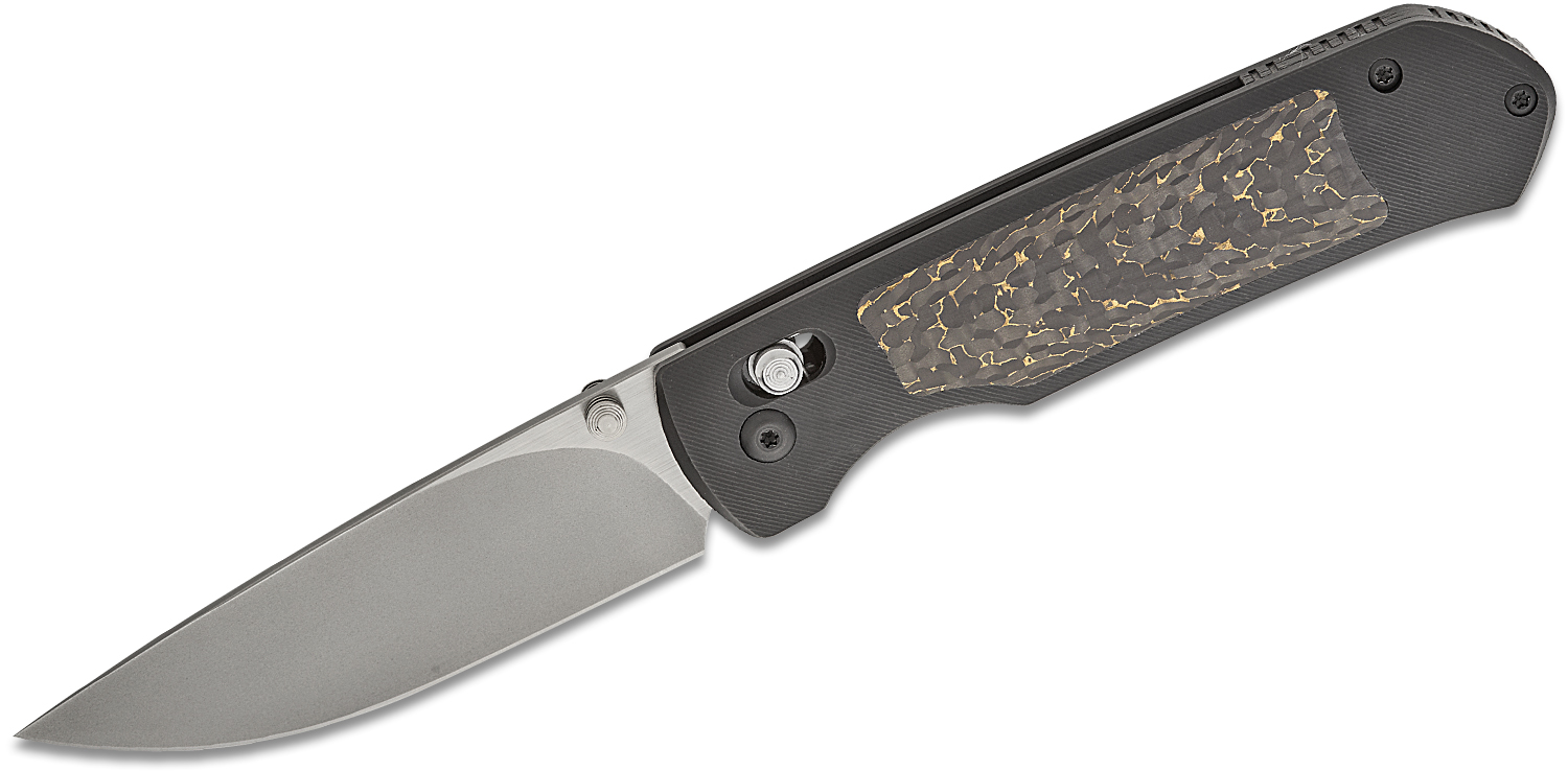 Ohlone Knives Goat AXL V2 Crossbar Lock Folding Knife 3.5" Elmax Two ...