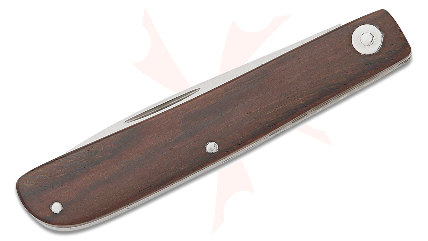 Hiroaki Ohta OLFSSFKC Light Folding Knife 2.75" D2 Satin Drop Point Blade, Cocobolo Wood Handles ...