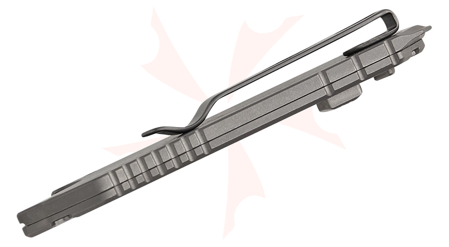 Oknife Otacle Pro Utility Knife 3.38" Closed, SK2 Blade, Gray Titanium ...