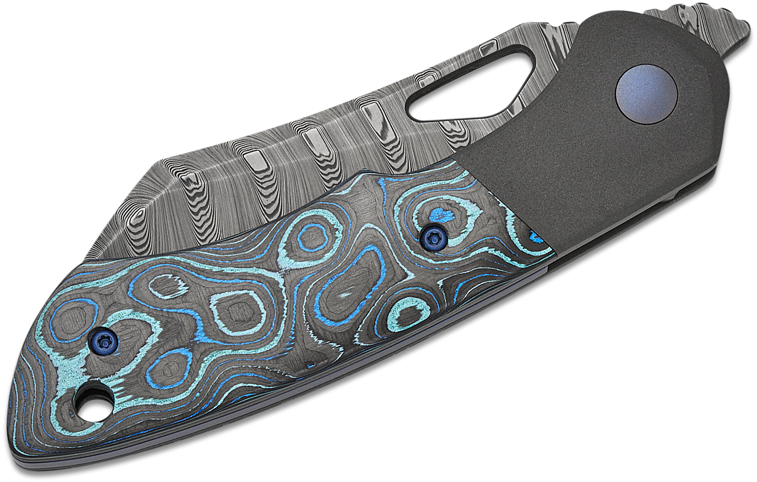 Olamic Cutlery Mid-Tech WhipperSnapper Bolster Lock Front Flipper Knife ...