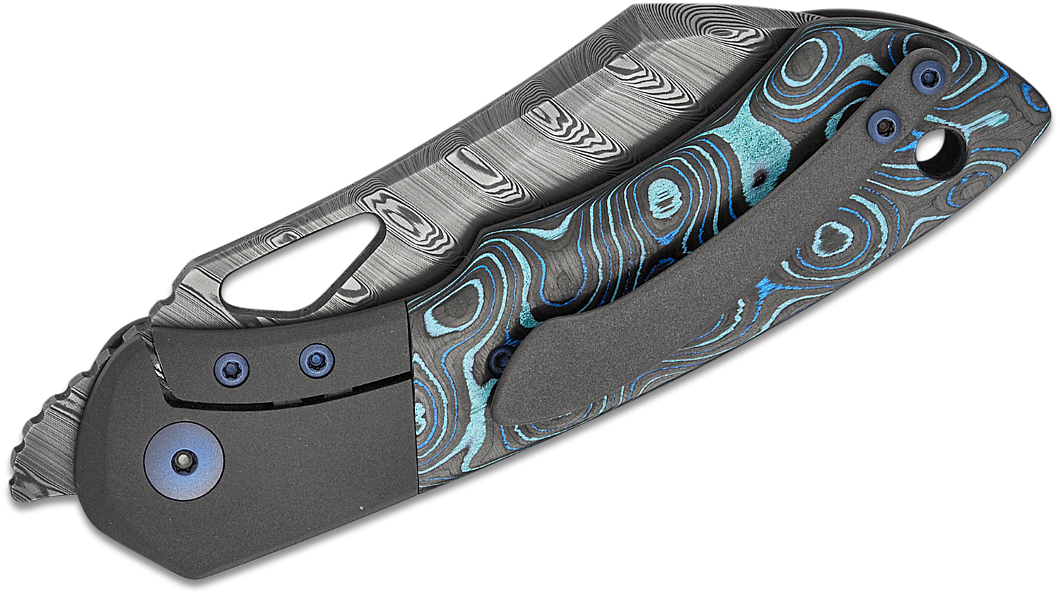 Olamic Cutlery Mid-Tech WhipperSnapper Bolster Lock Front Flipper Knife ...