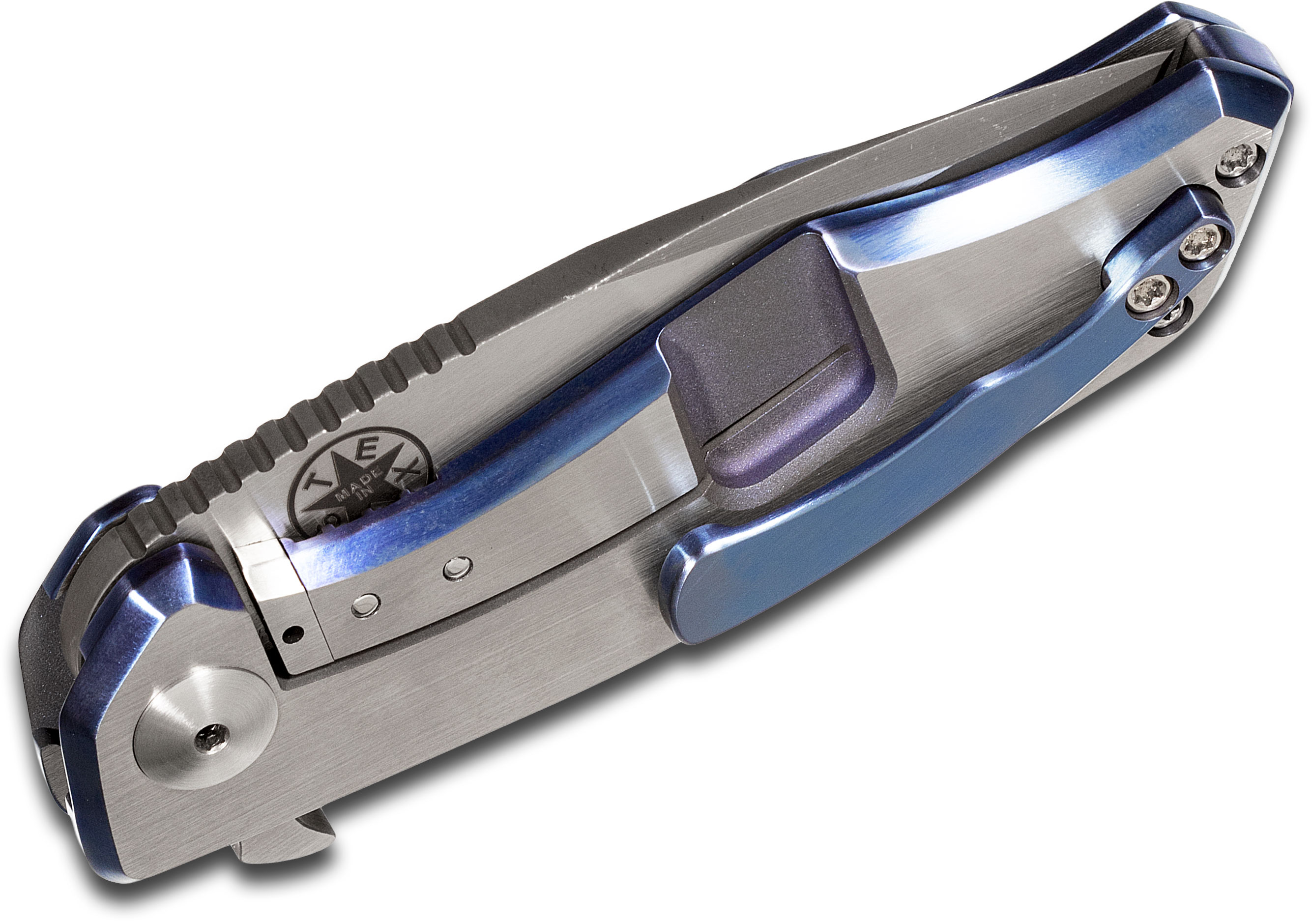 Robert Oldaker Blades Custom Gladius Flipper 3.375" CTS-XHP Two-Tone ...