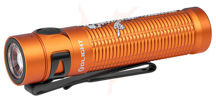 Olight Baton 3 Pro Limited Edition Rechargeable LED Flashlight, Orange ...