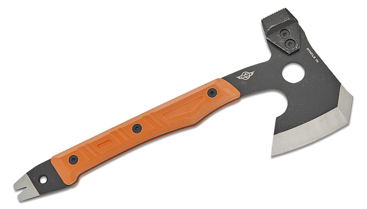 Oknife Otacle A1 Multifunctional Hatchet, 13.2" Overall, Orange G10 ...