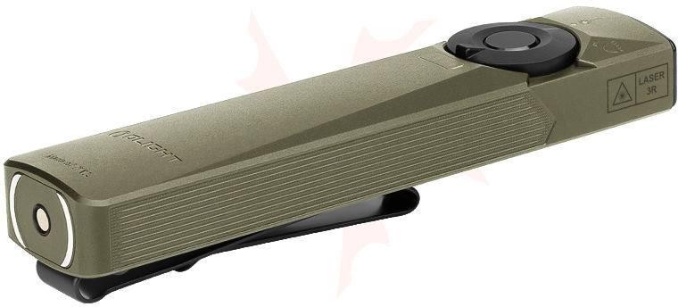 Olight Arkfeld Ultra 3-in-1 Rechargeable LED Flat Flashlight, Olive ...