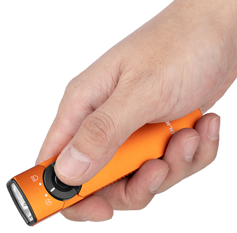 Olight Arkfeld UV Rechargeable Dual Light LED Flat Flashlight, Cool ...