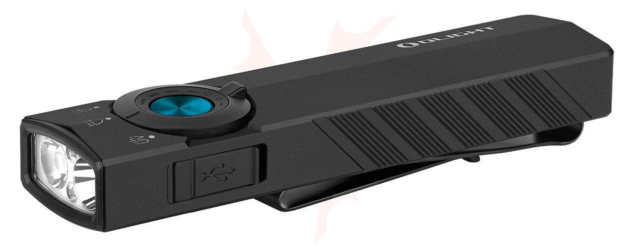 Olight ArkPro Lite Rechargeable Cool White LED and UV Flat Flashlight ...