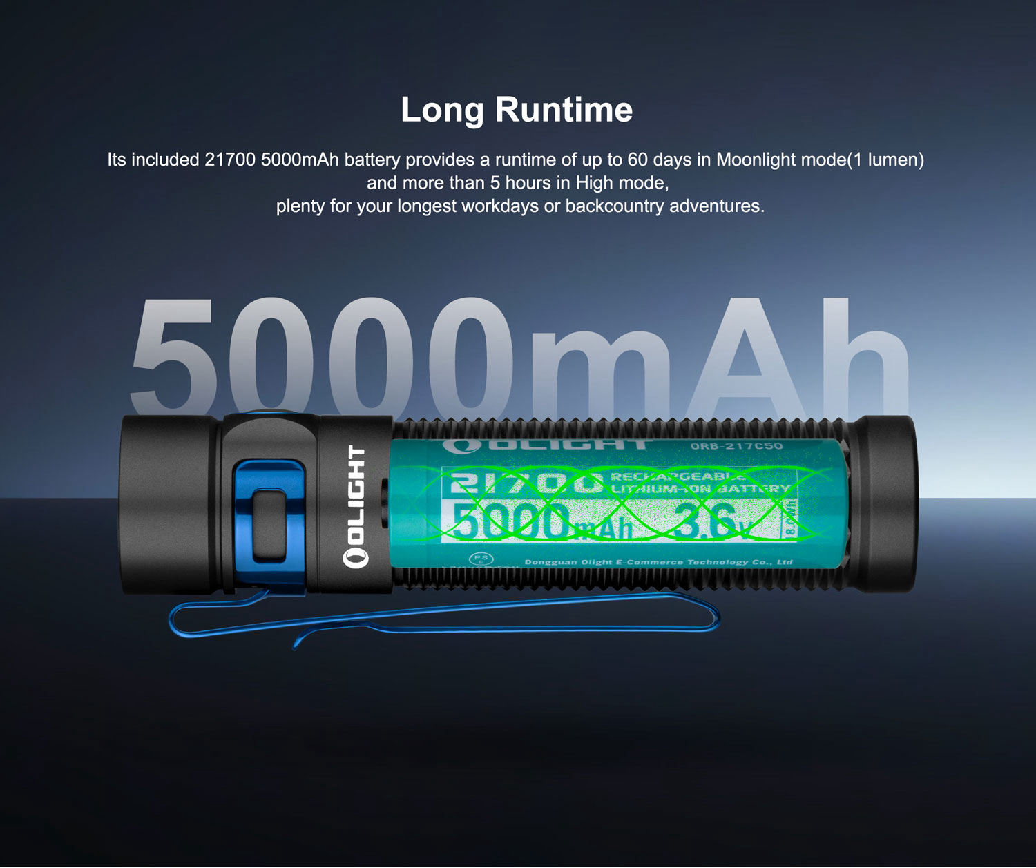Olight Baton 3 Pro Max Rechargeable Magnesium Alloy LED Flashlight ...