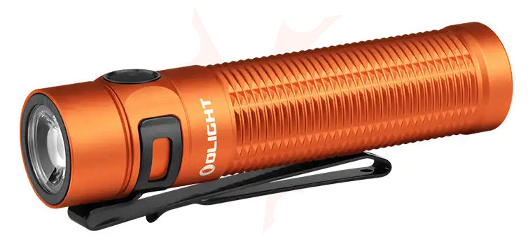 Olight Baton 3 Pro Max Rechargeable Cool White LED Flashlight, Orange ...