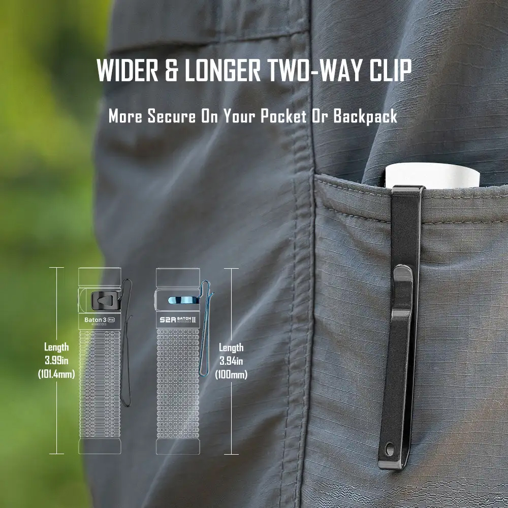 Olight Baton 3 Pro Limited Edition Rechargeable LED Flashlight, Copper ...