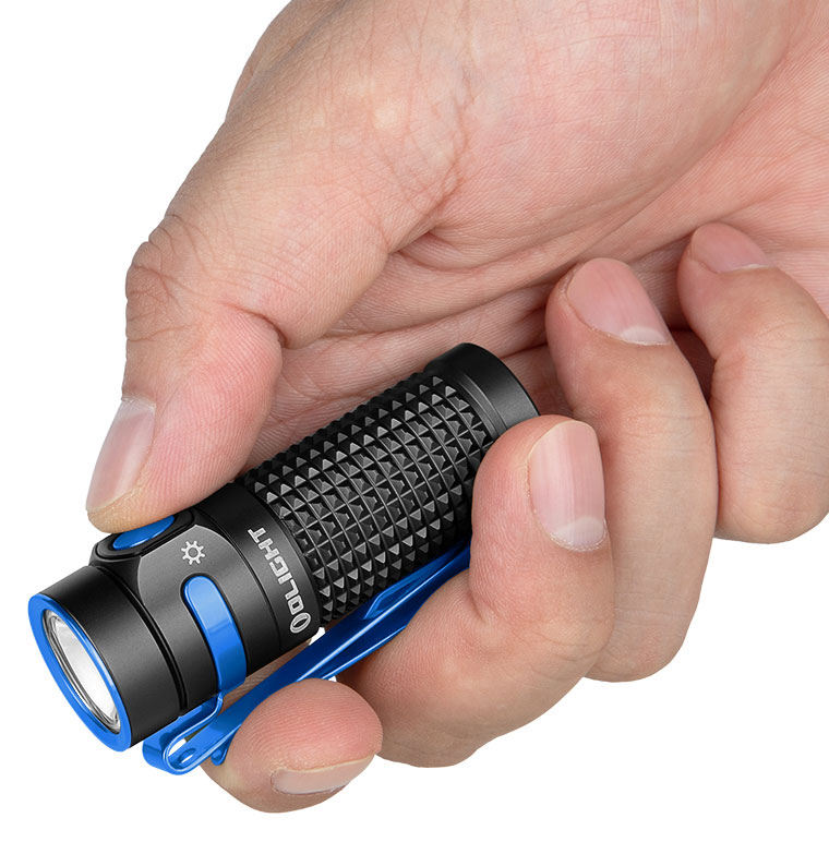 Olight Baton 4 Rechargeable LED Flashlight, Black, 1300 Max Lumens ...